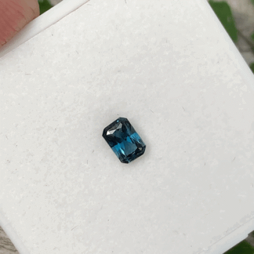 Australian Sapphire Blue Radiant 0.61 carats – Langford Gems